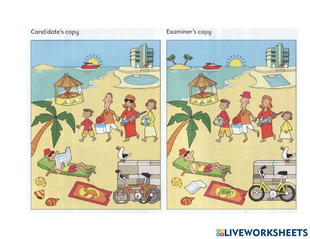 Spot differences | Free Interactive Worksheets | 2337823
