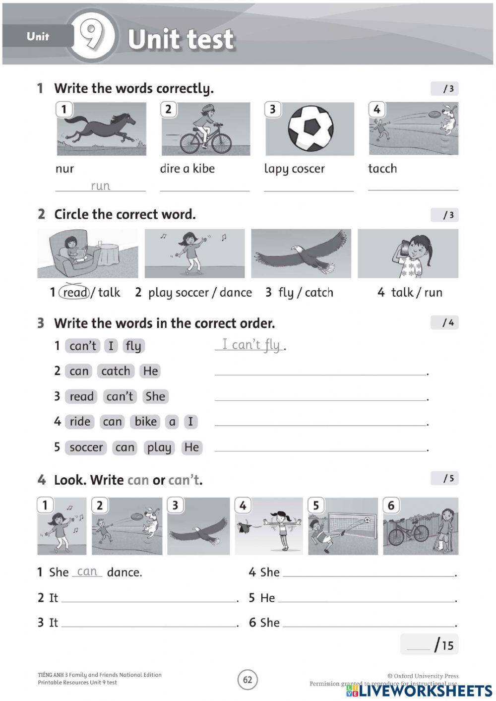 Test unit 7,8,9 worksheet | Live Worksheets