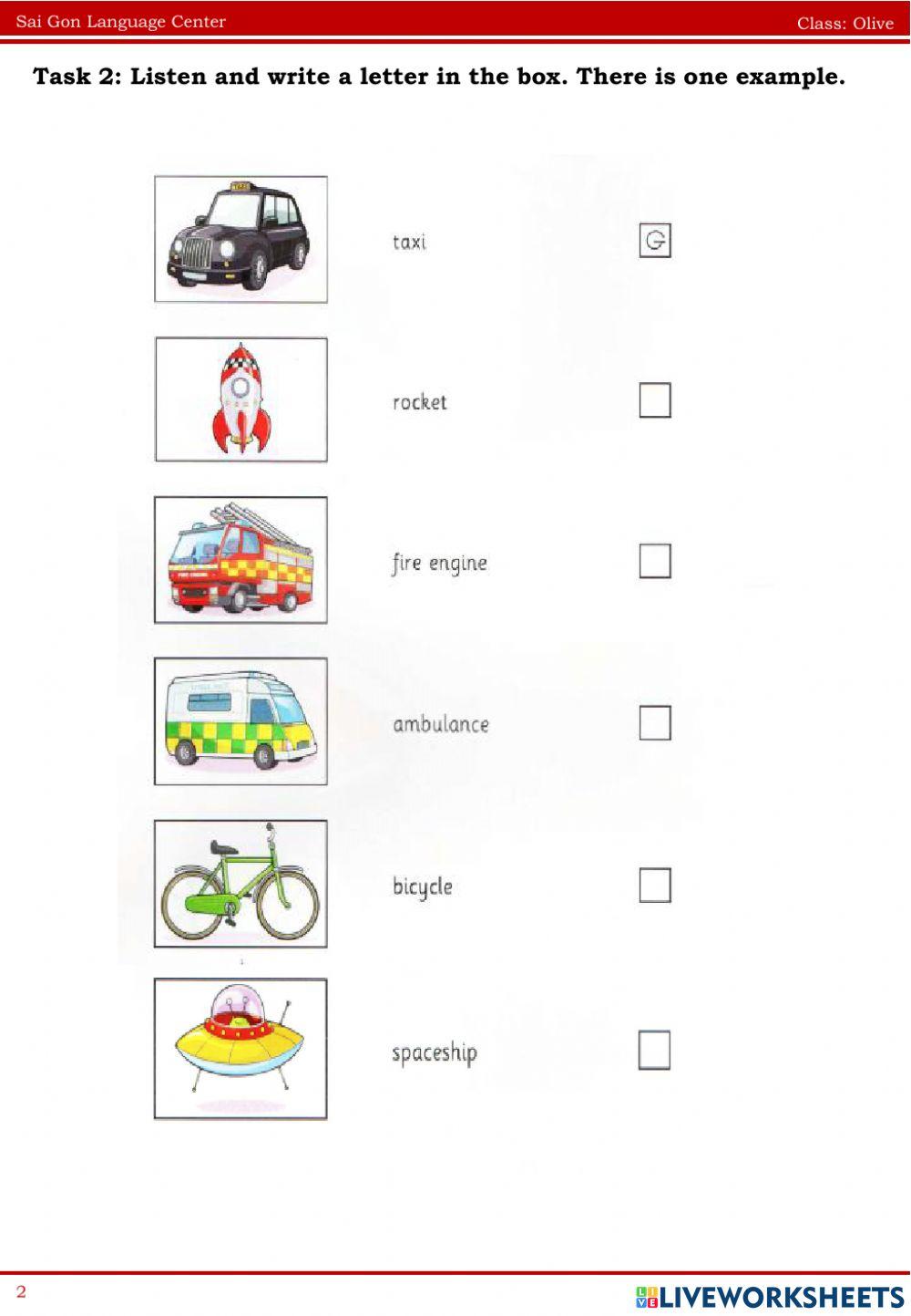 Olive 04.04 | Free Interactive Worksheets | 2338083