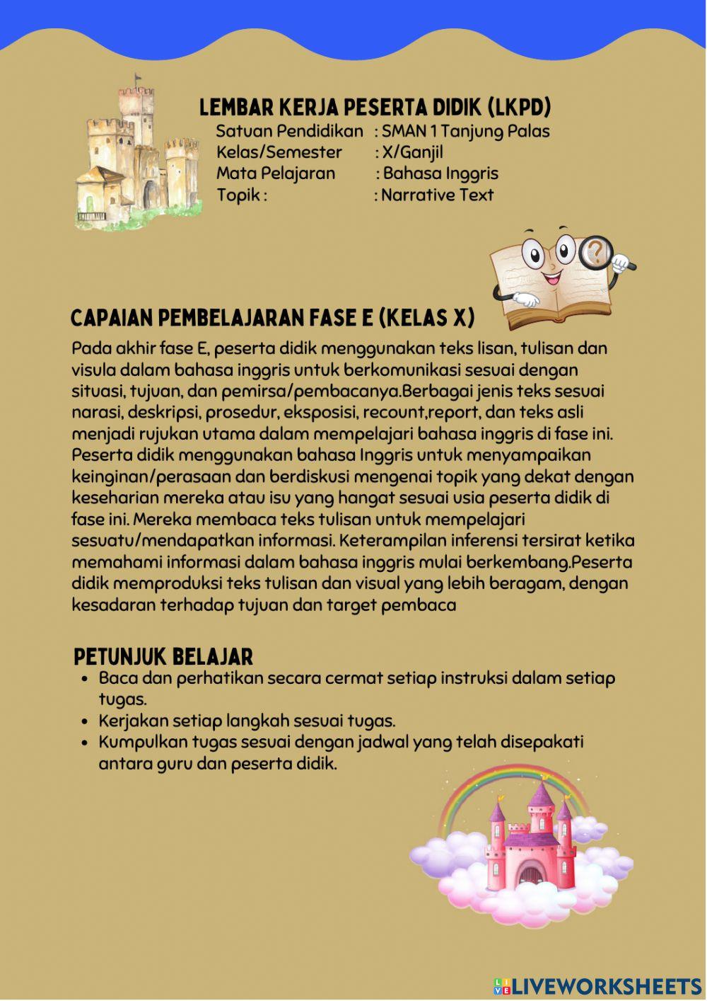 6954324 | LKPD Narrative Text | IKACHRISNA