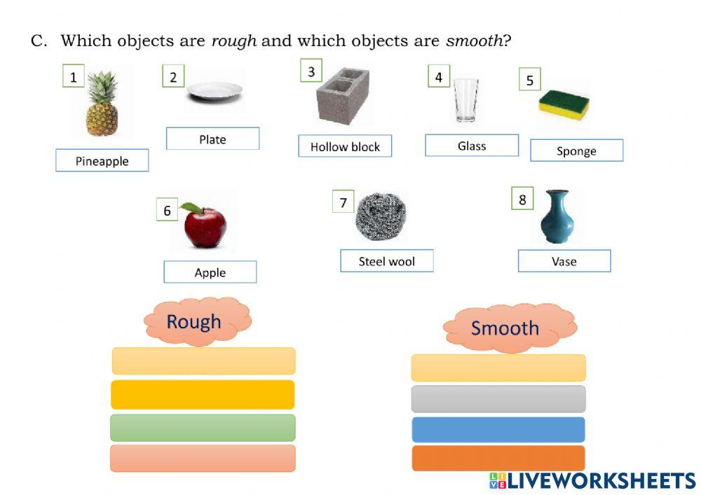 rough objects examples pictures