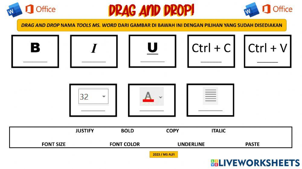6957493 | MS WORD - GRADE 3 | alfiaani | LiveWorksheets