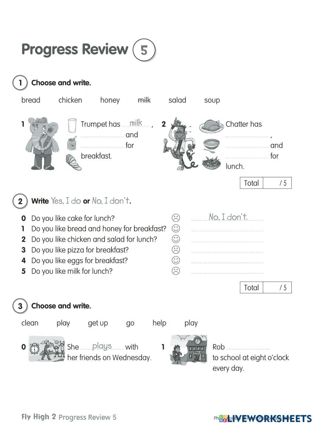 Review 5 online exercise for | Live Worksheets