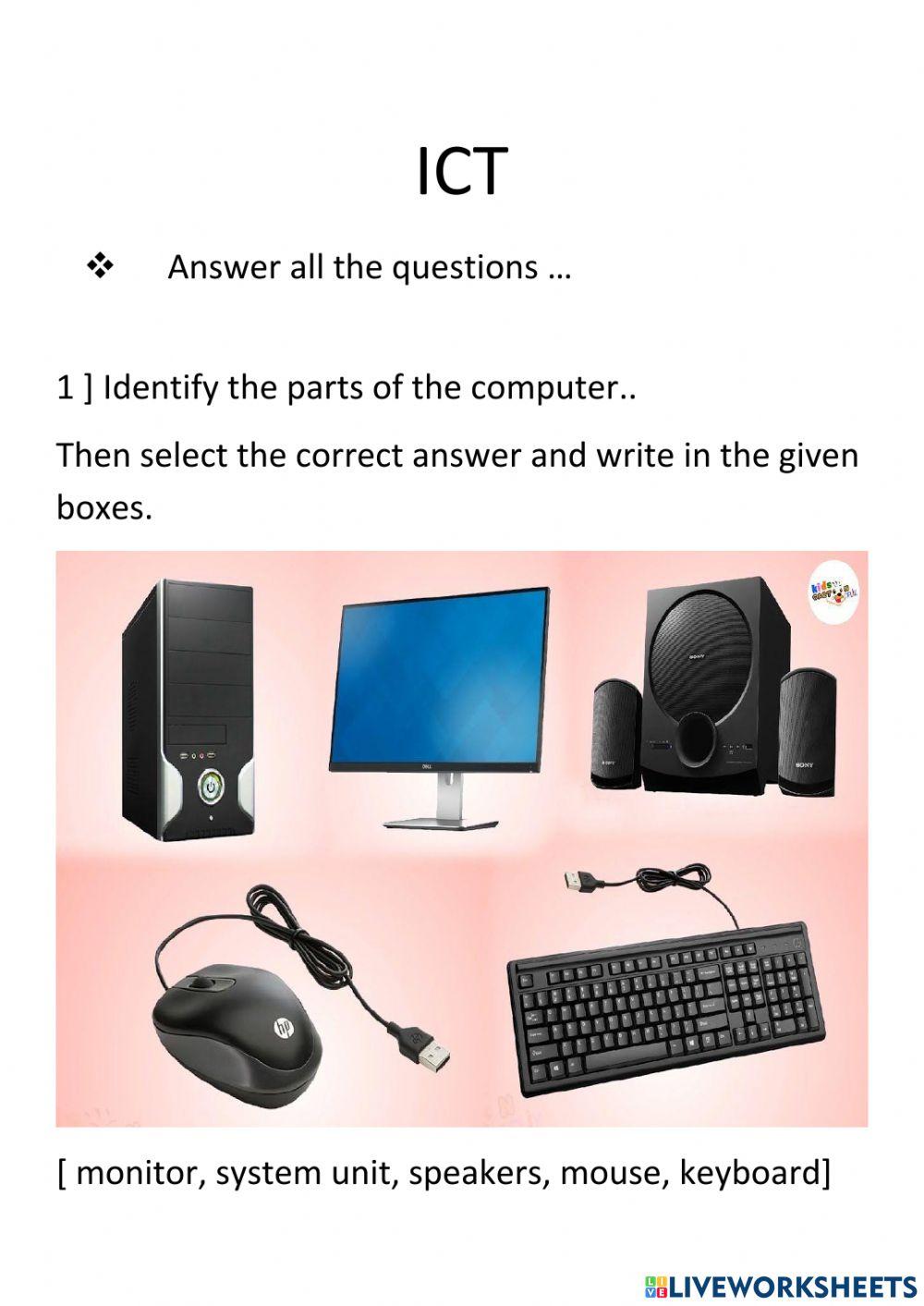 6971631 | Basic ICT Knowledge | Sajeev123