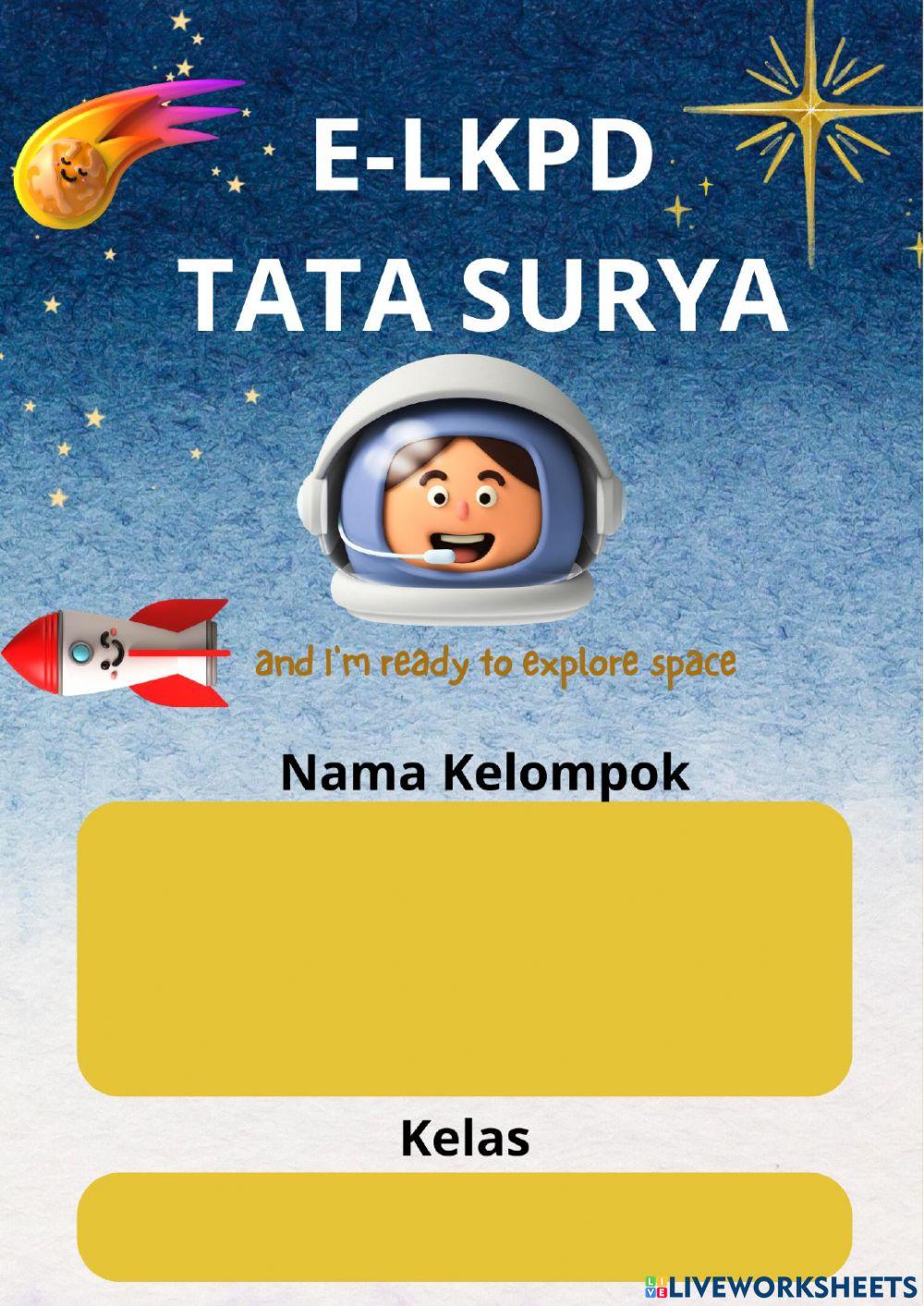 LKPD Sistem Tata Surya-Audio online exercise for | Live Worksheets