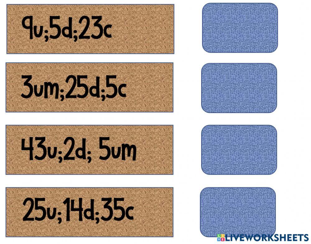 Numero free worksheet | Live Worksheets