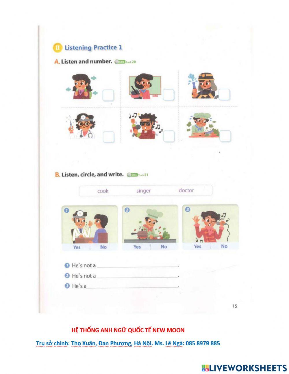 Listen up 2- Unit 3 online exercise for | Live Worksheets