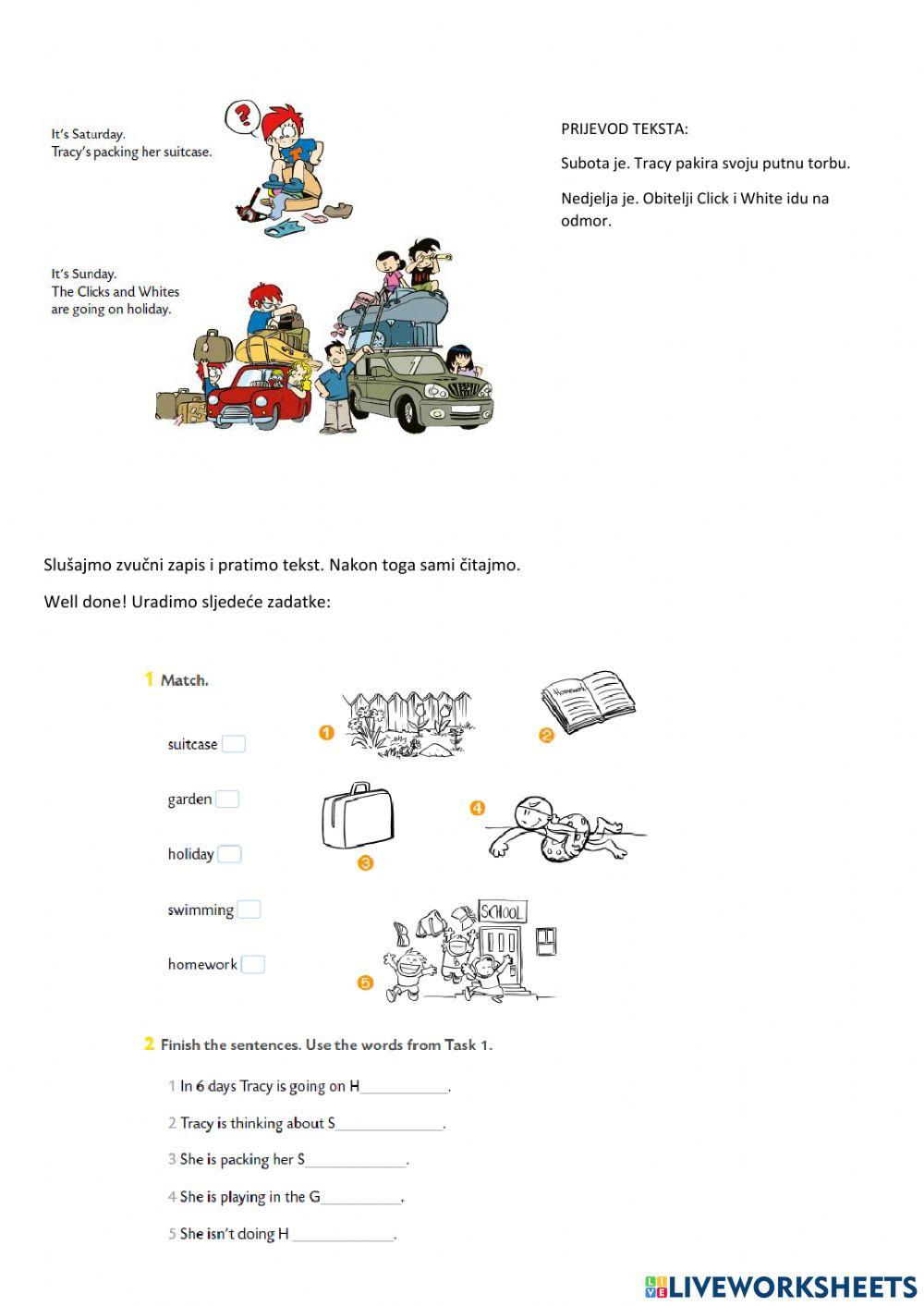 Tracy is thinking u3l3 worksheet | Live Worksheets