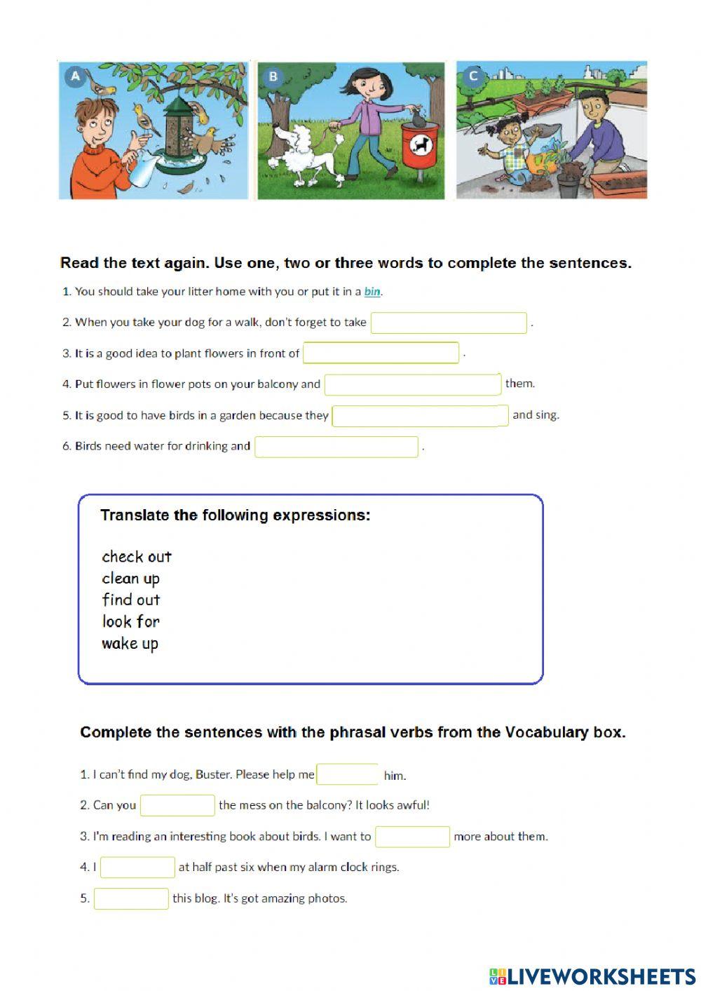 Reading Unit 7 7014742 | hebea | Live Worksheets