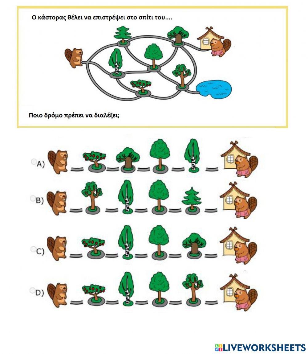 Bebras interactive worksheet | Live Worksheets