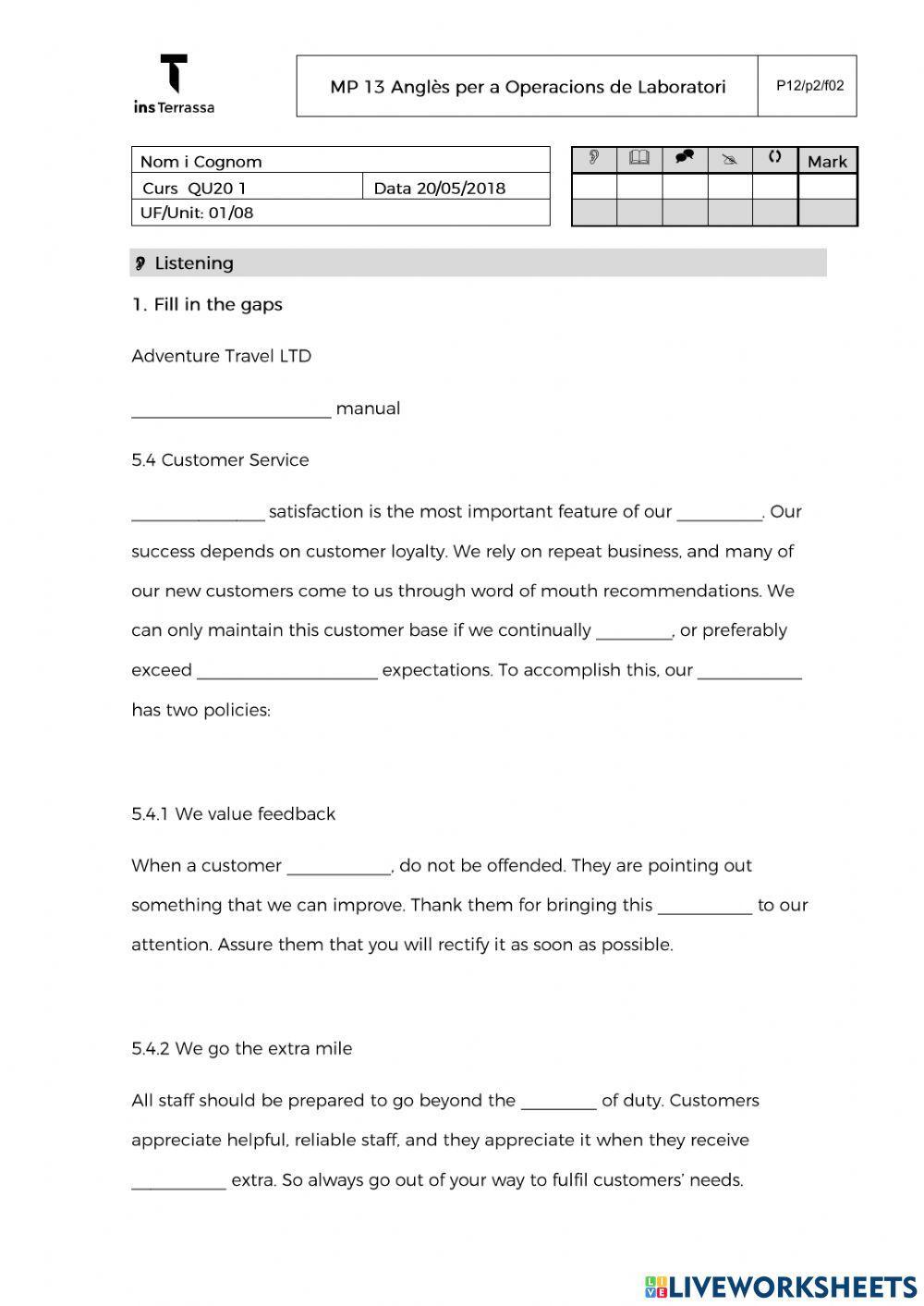 U8 | Free Interactive Worksheets | 6943831