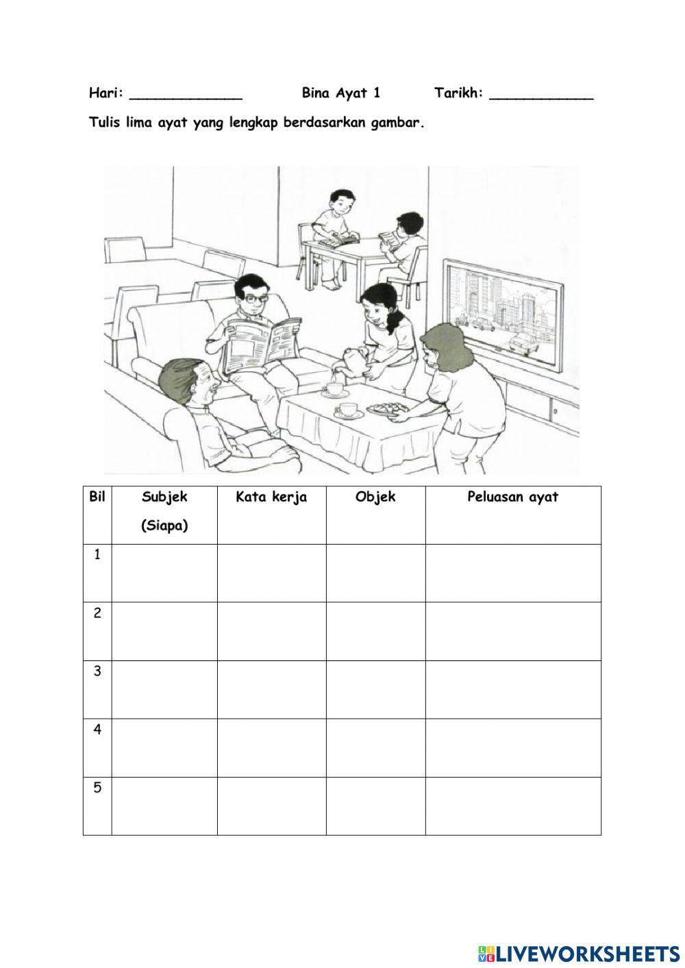 Bina Ayat (SKOP) | Free Interactive Worksheets | 7084140