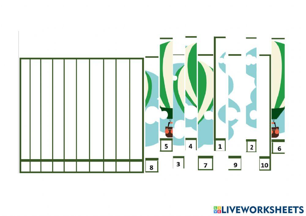 Puzzle globo worksheet | Live Worksheets