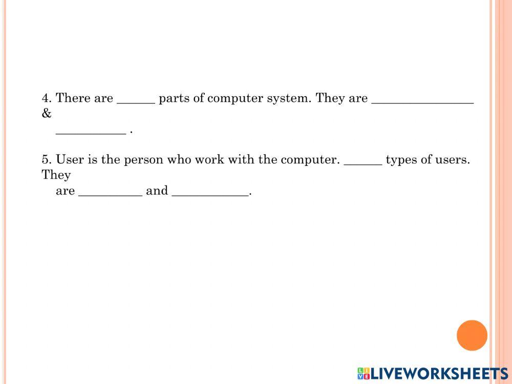 Basic ICT | Live Worksheets