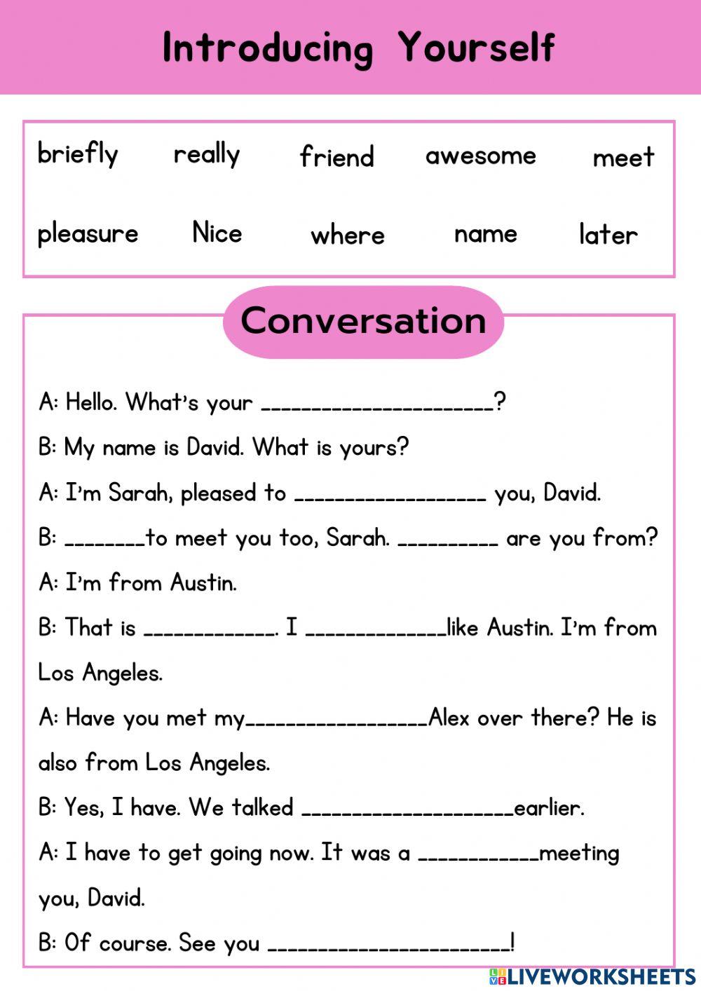 All About Me Printable Introducing Myself Worksheet For, 41% OFF All About Me Printable Introducing Myself Worksheet For, 41% OFF