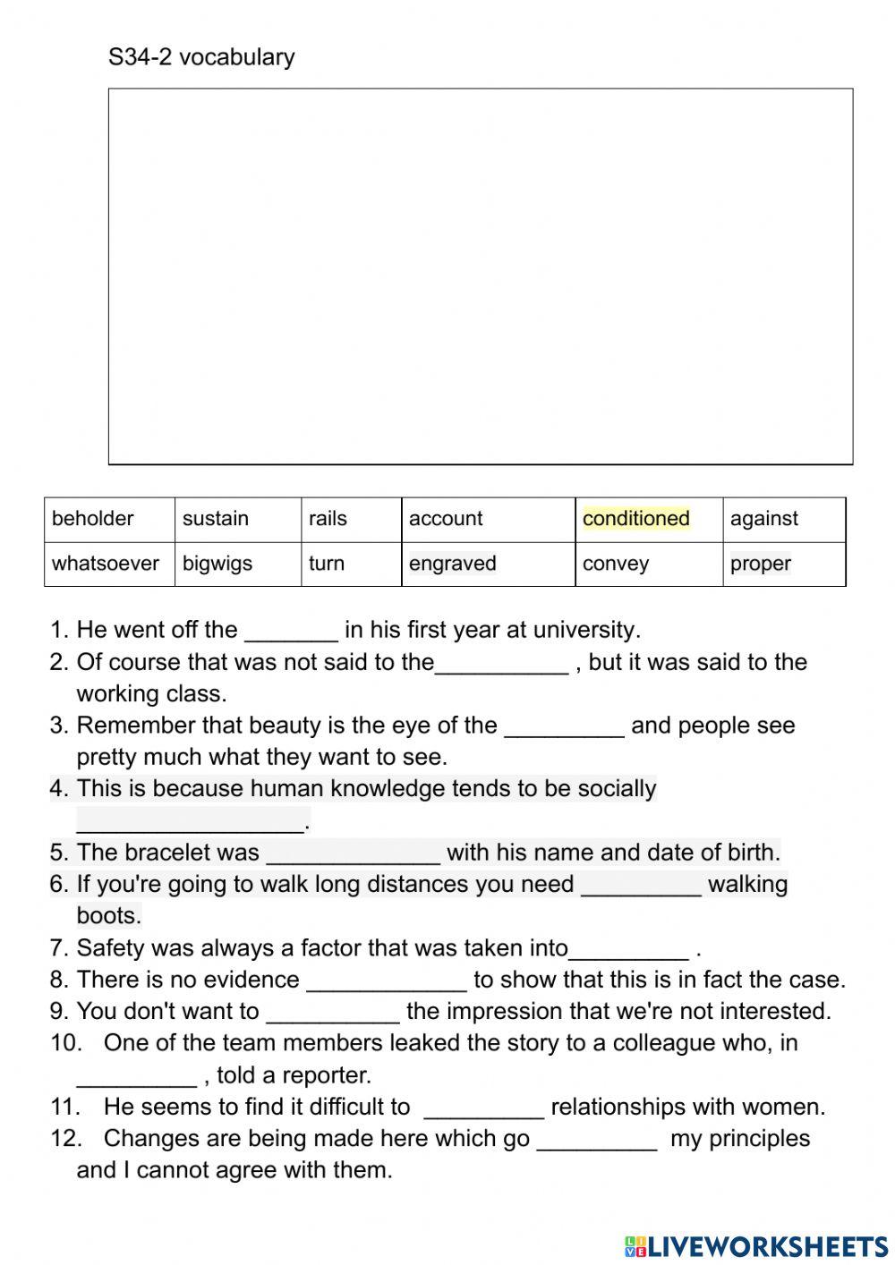 S34-2 worksheet | Live Worksheets
