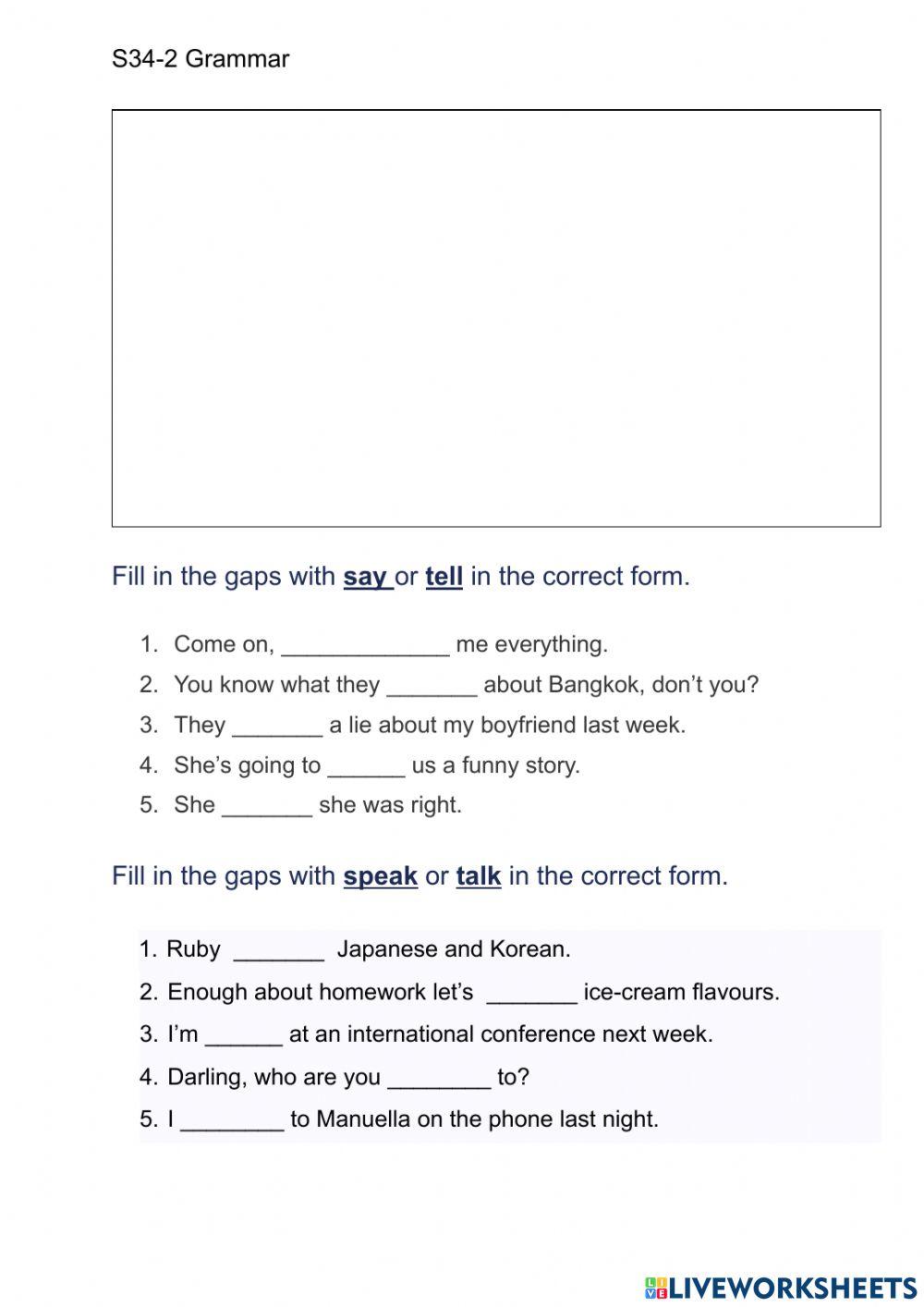 S34-2 worksheet | Live Worksheets