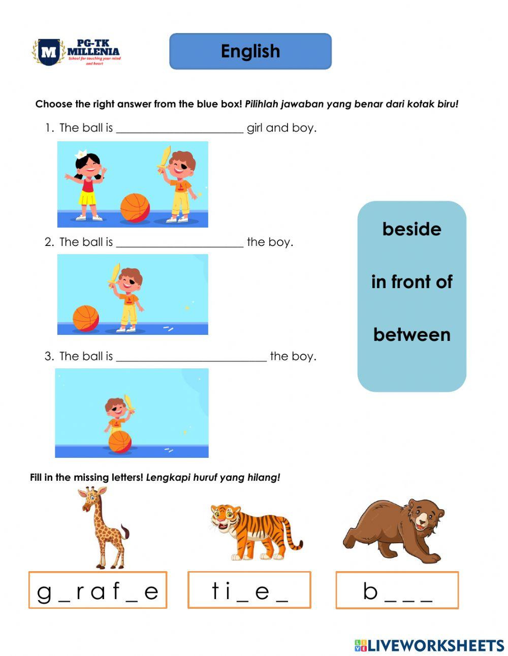Review Test 2nd Term English K2 online exercise for | Live Worksheets