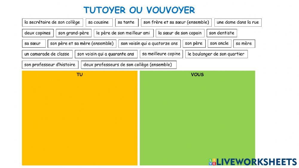 7044368 | Vouvoyer et tutoyer | Irina_Chernova_LaFrance