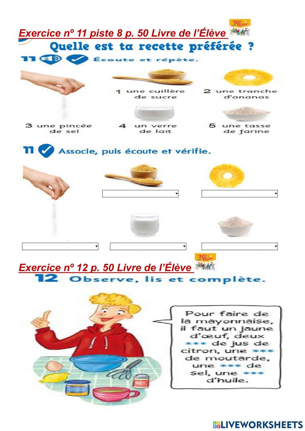 A la superette p. 50 LE p. 35 CA online exercise for | Live Worksheets