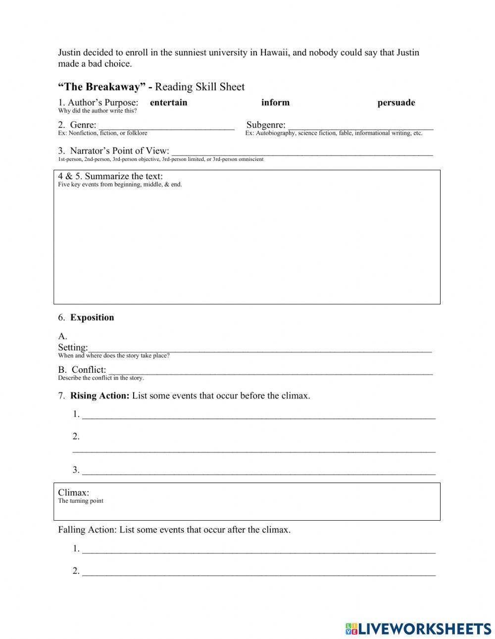 6998793 | The Breakaway reading passage | Fernando