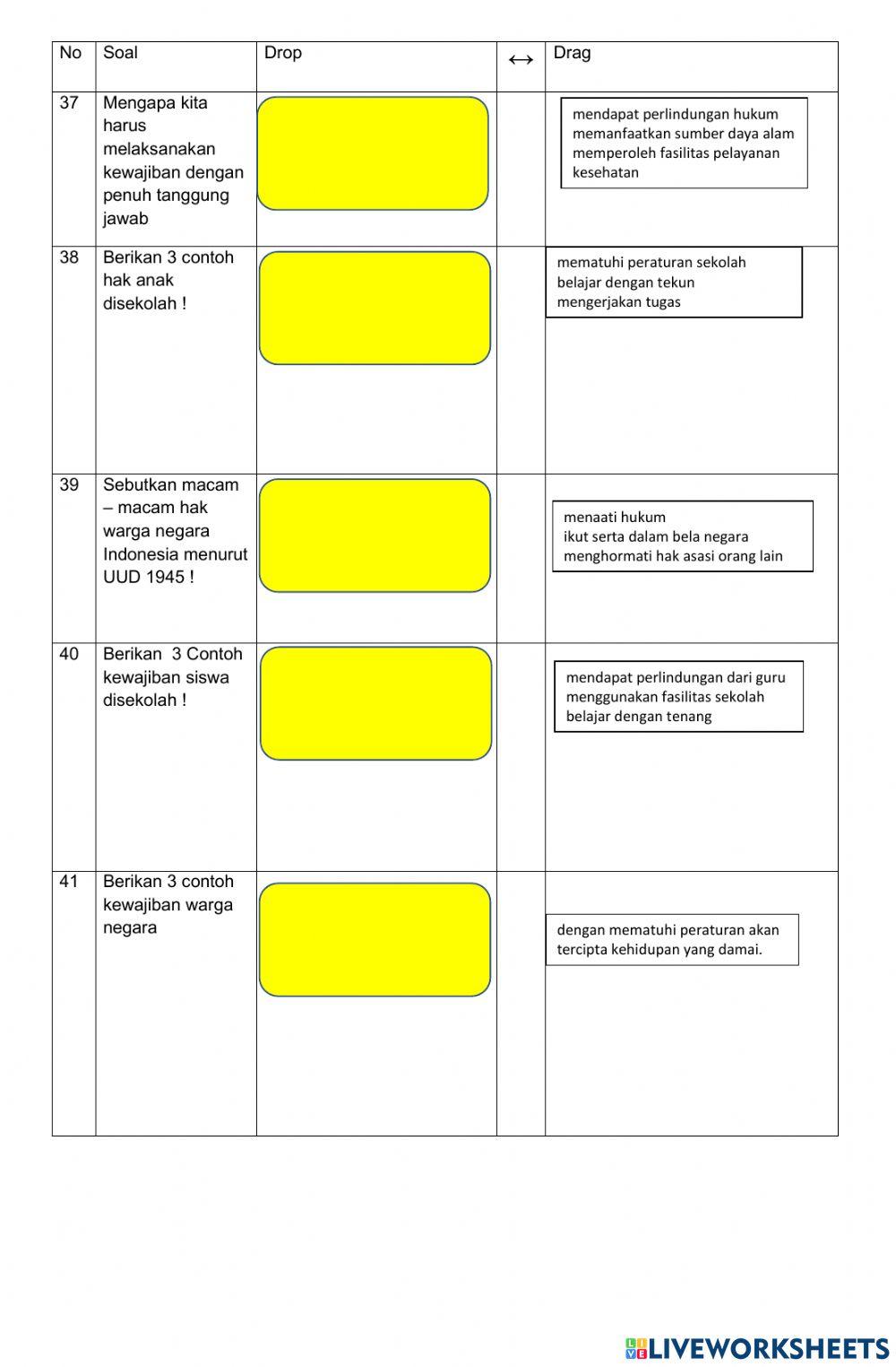 Latihan ipa online pdf worksheet | Live Worksheets