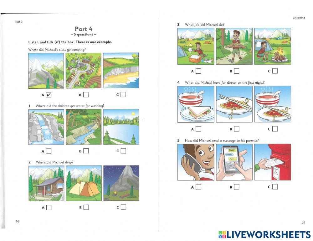 FLYERS 3 - LIS 3 online exercise for | Live Worksheets