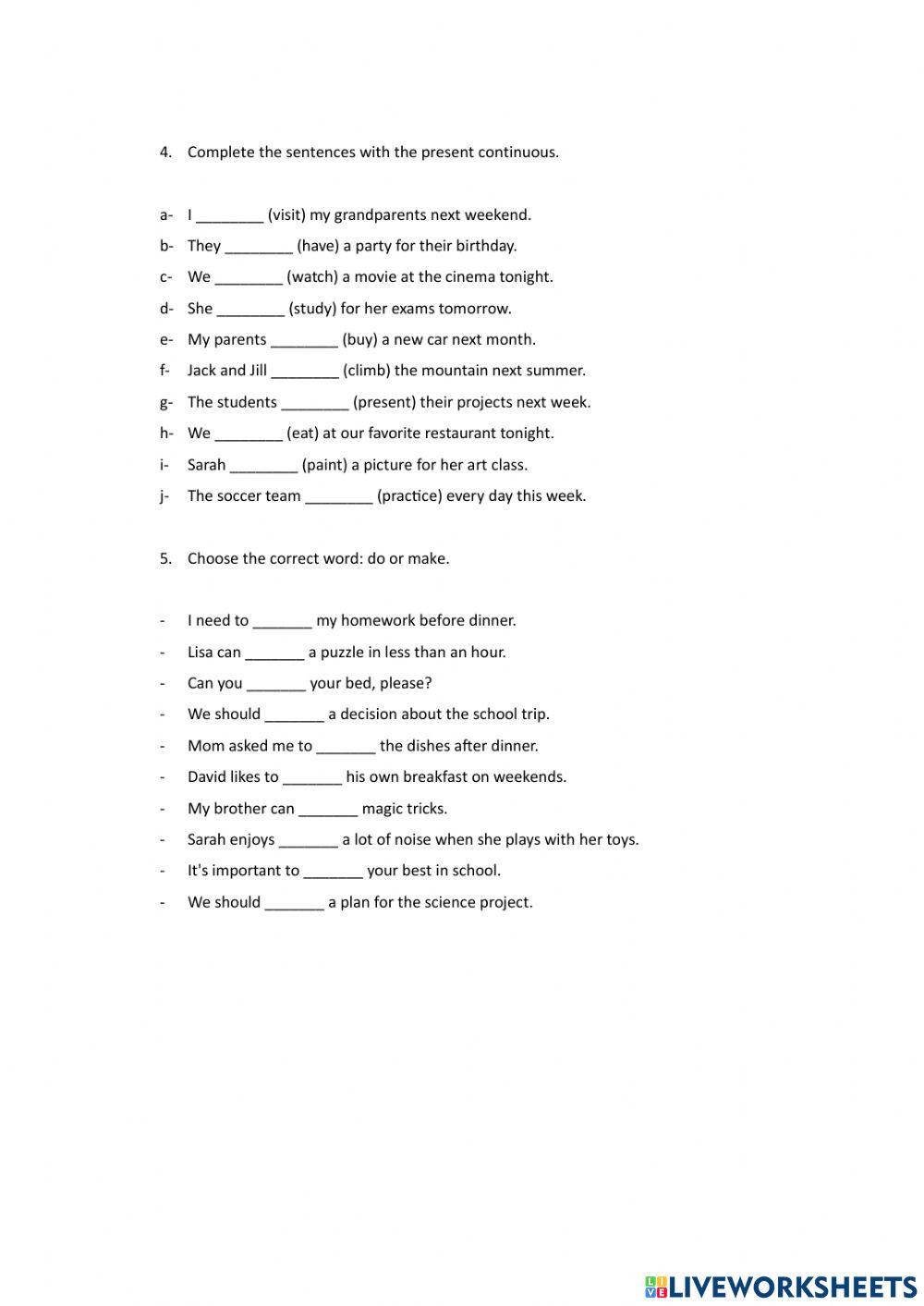 6 grade interactive worksheet | Live Worksheets