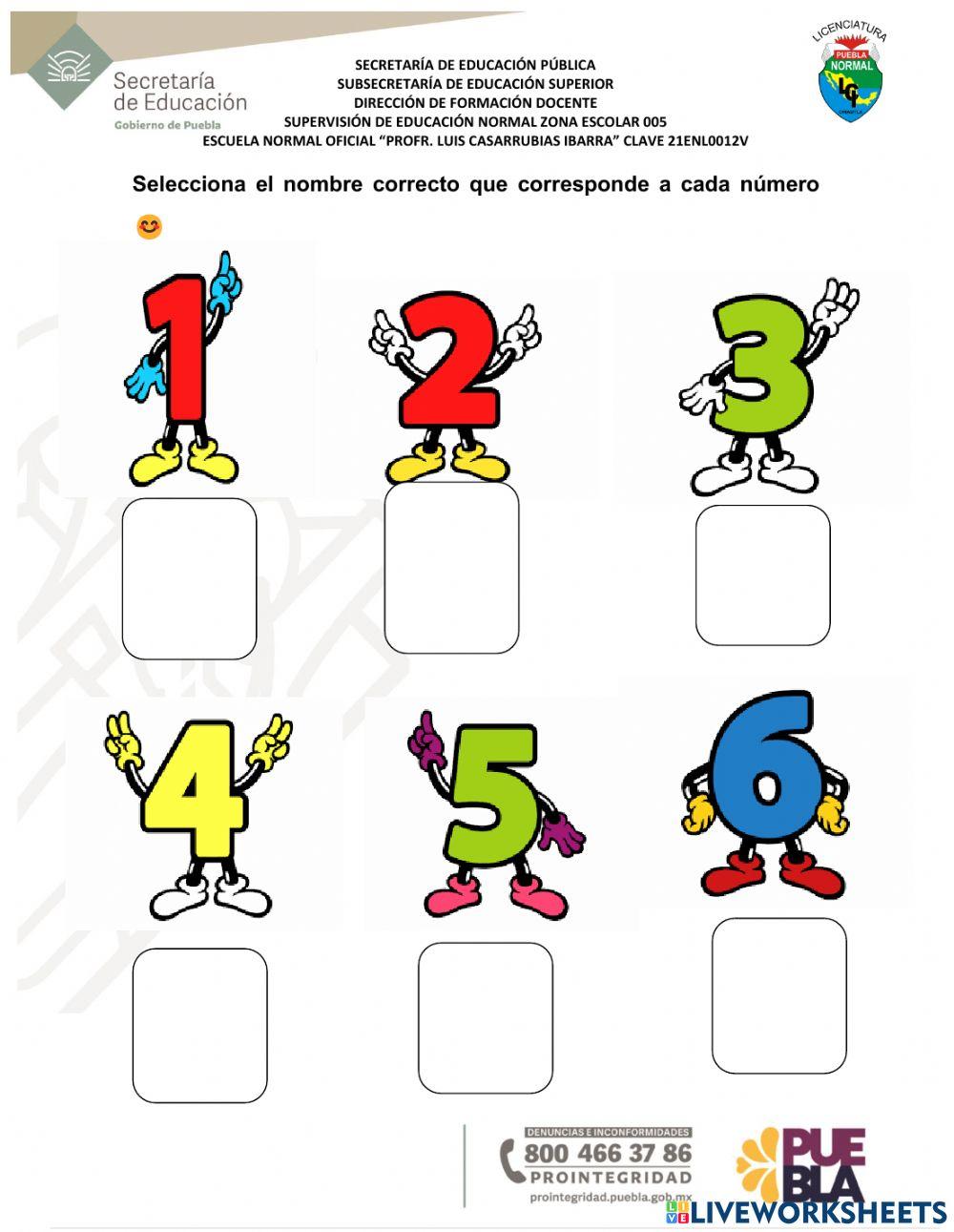 Seleccion de nombres worksheet | Live Worksheets