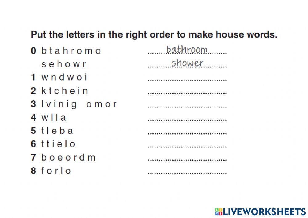 Hway-unit8-HW1 worksheet | Live Worksheets