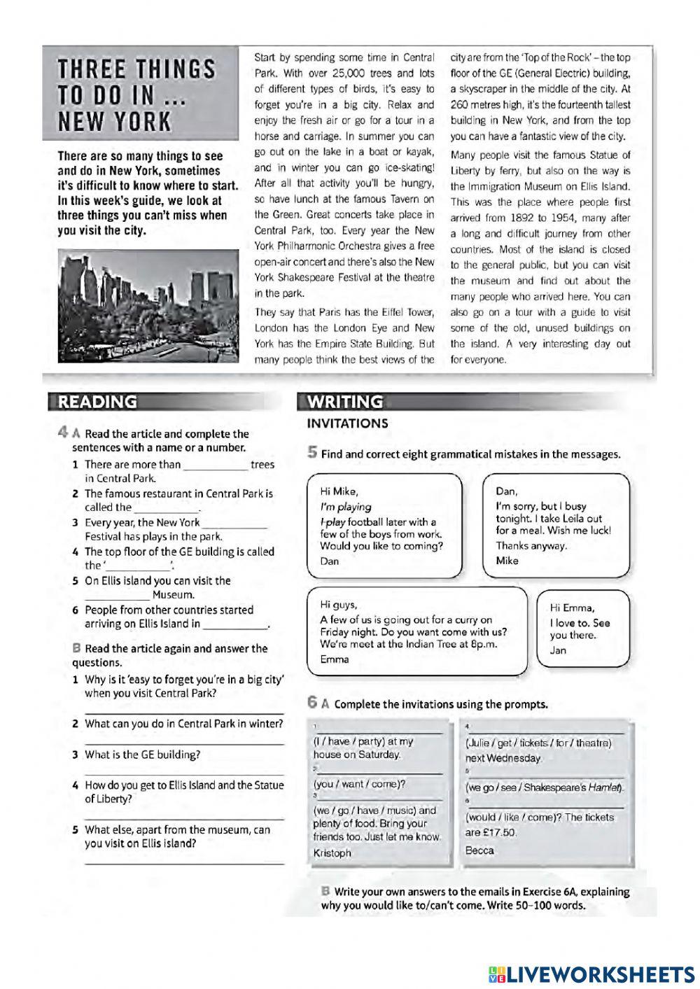 7045964 | Speak Out Pre-Intermediate - Workbook Units 1-3