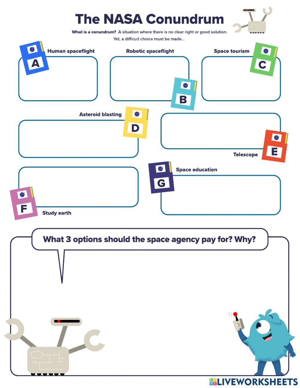 Conundrum works… | Free Interactive Worksheets | 7006799