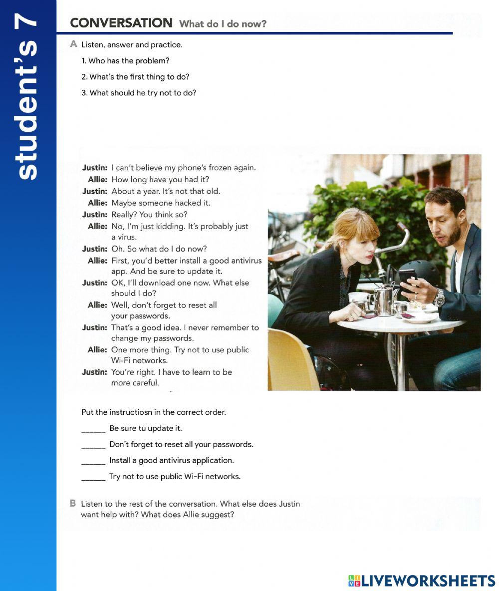 7007048 | IC207 student's 07 | IC207 | LiveWorksheets