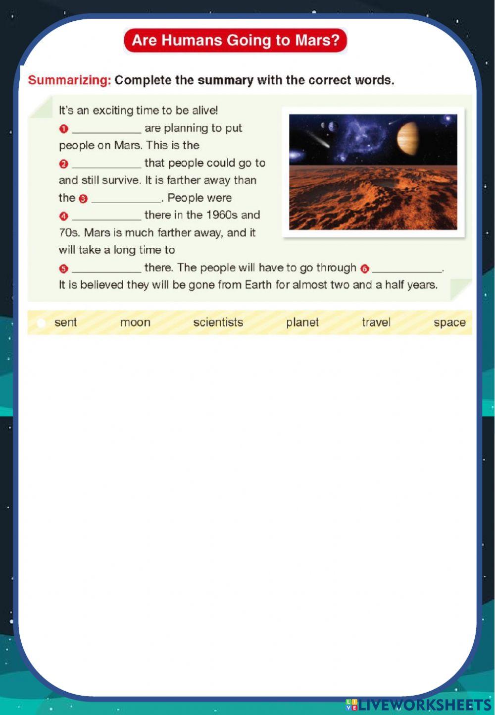 7046630 | M.2-unit 1 Are humans going to Mars?