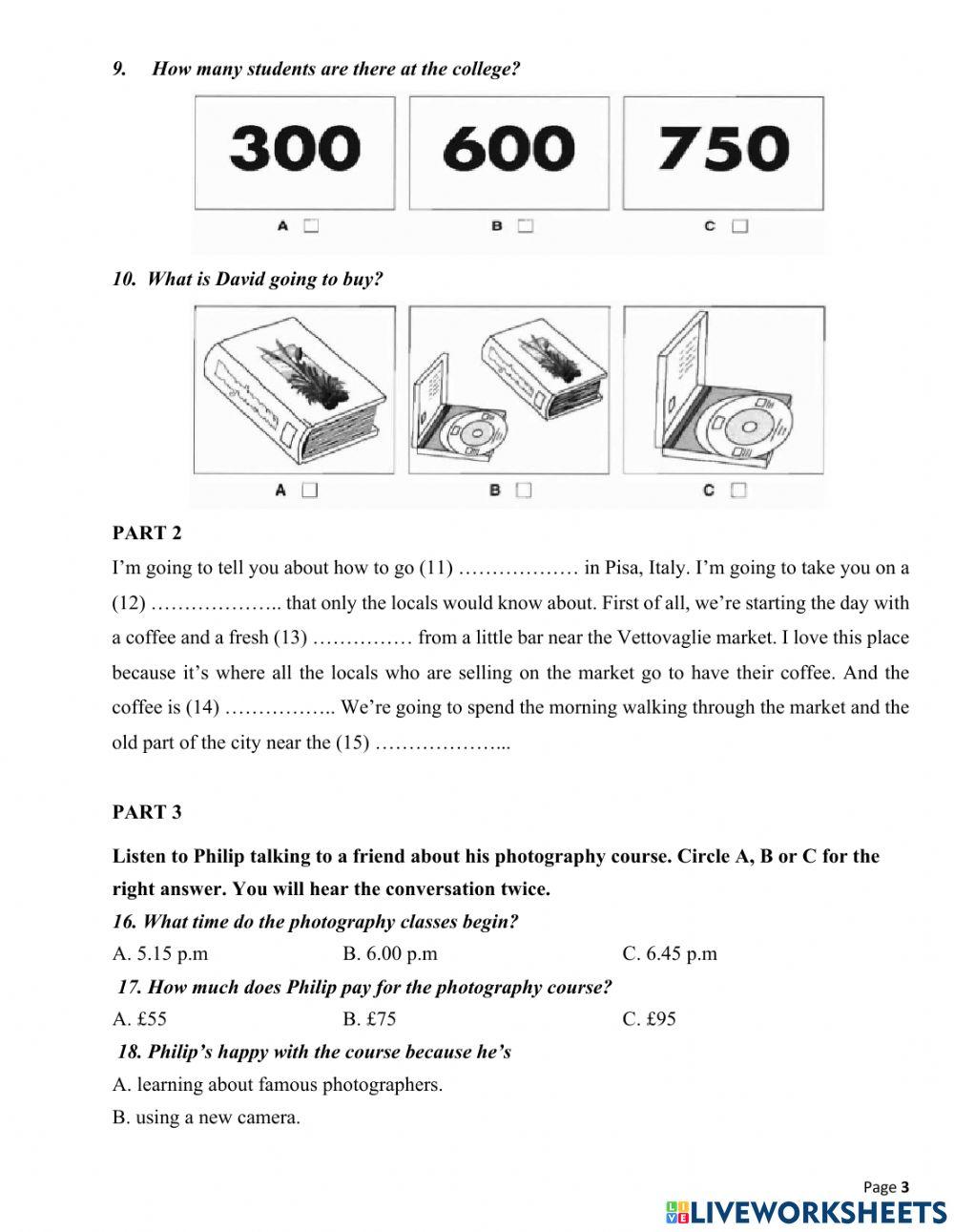 HA4 Sample Test | Free Interactive Worksheets | 7007344