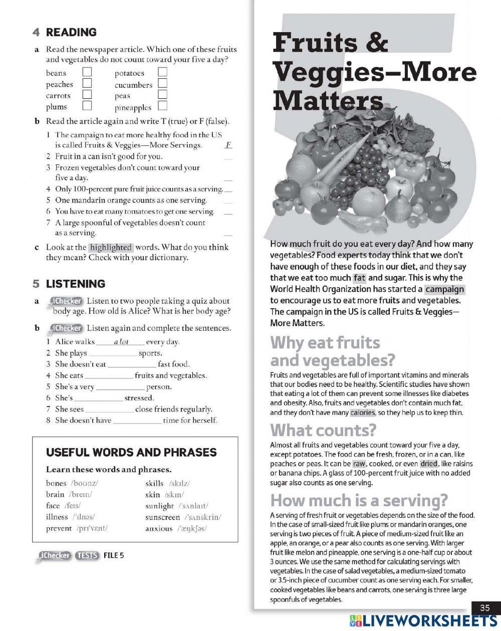 QUANTIFIERS, ENOUGH, TOO online exercise for | Live Worksheets