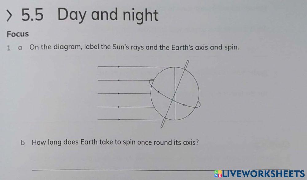 Day and night online exercise for | Live Worksheets