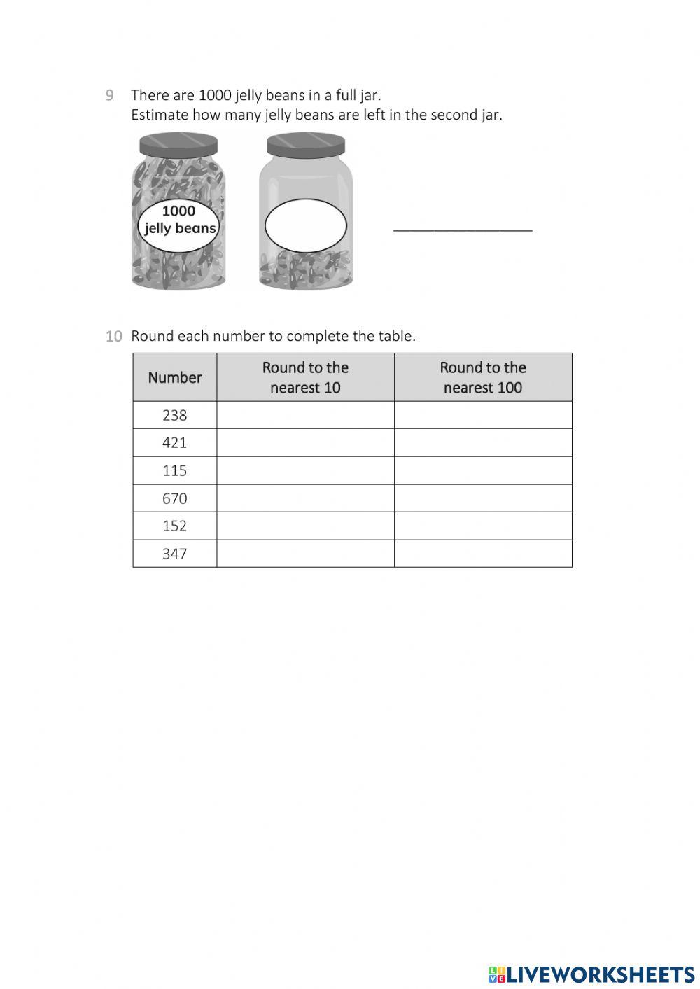 Unit 1-Maths 3 online exercise for | Live Worksheets