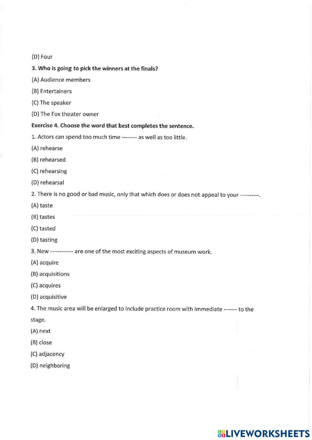 7016760 | Unit 2 -c | Thuhuong98 | LiveWorksheets