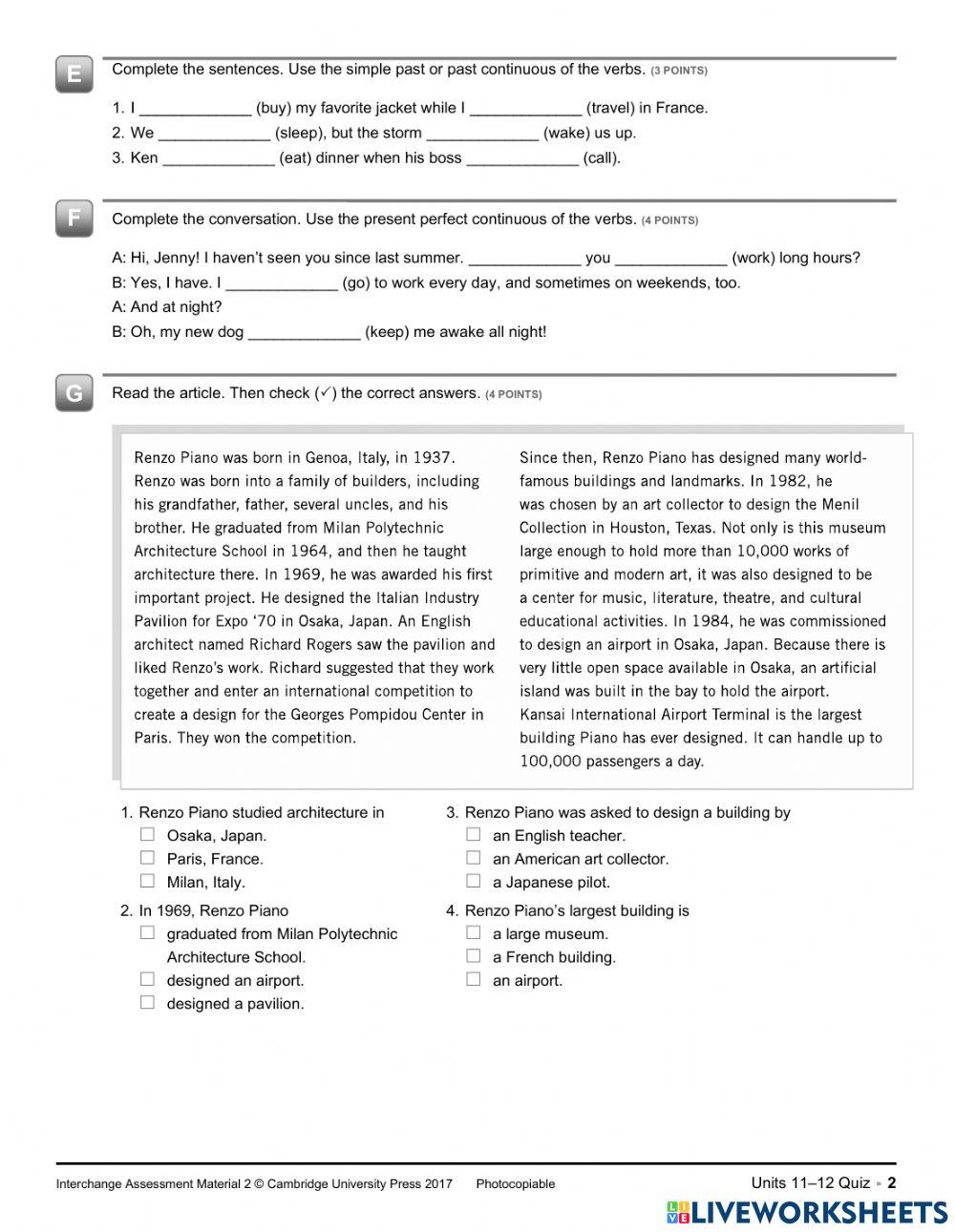 FINAL EXAM - INTERMEDIATE 1 2452732 | fi2022 | Live