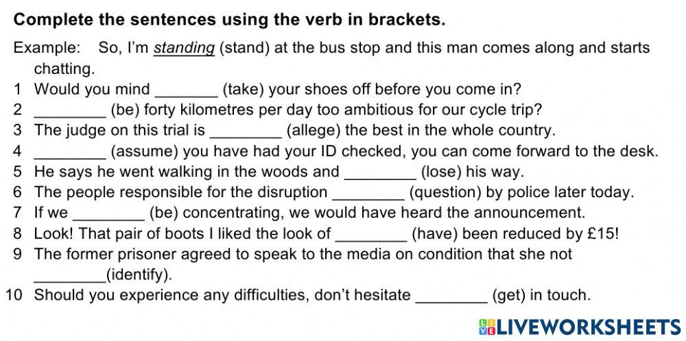 EF C1+ Grammar review online exercise for | Live Worksheets