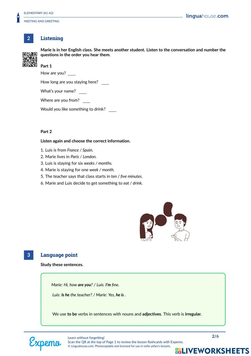 Introductions | Free Interactive Worksheets | 6942063