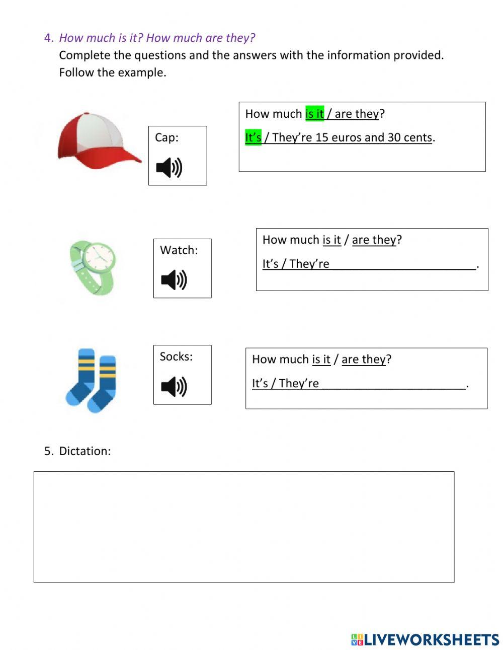 English online exercise for English | Live Worksheets