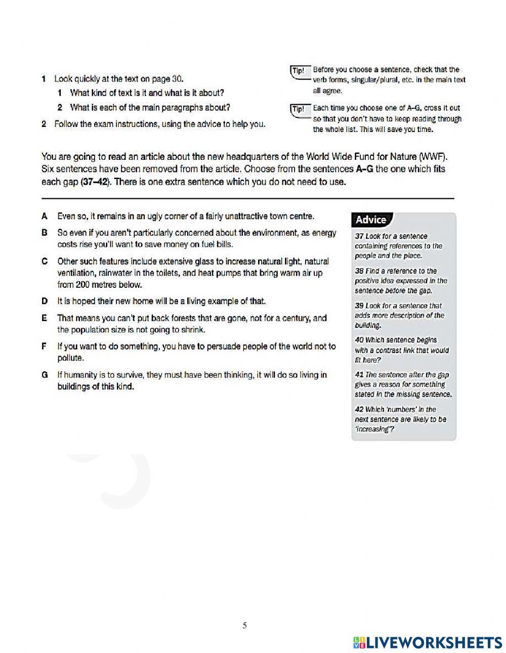 Foreign Teacher-S7-Week 1-Lesson 1-Presentation & FCE
