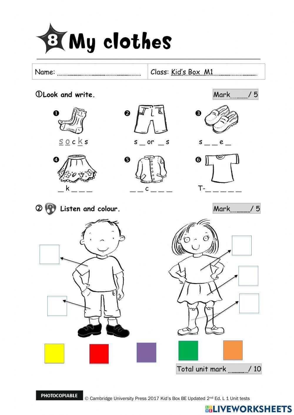 7135078 | Kids Box M1 TEST UNIT 8 | Calu_21