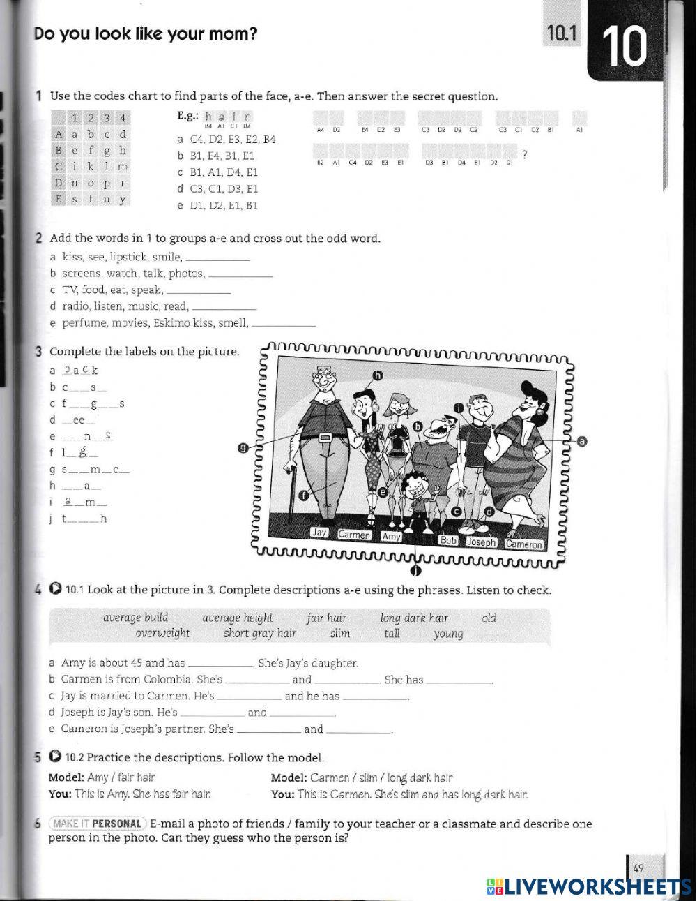 Unit 10 workbook english id worksheet | Live Worksheets