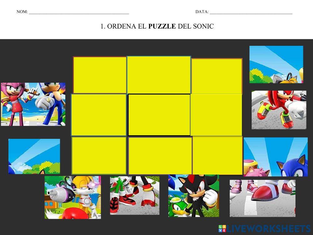 Sonic | Live Worksheets
