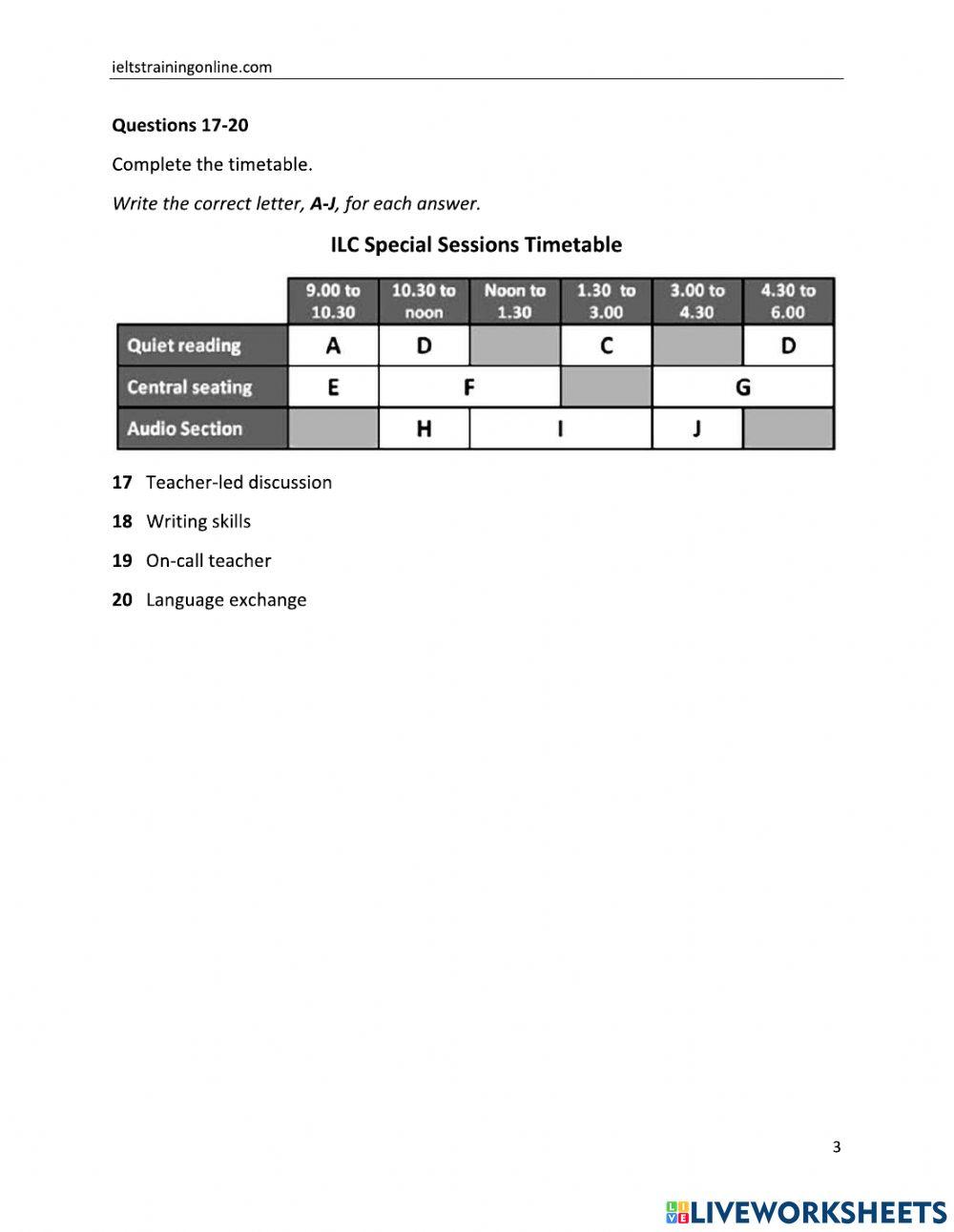 Test-A4 worksheet | Live Worksheets