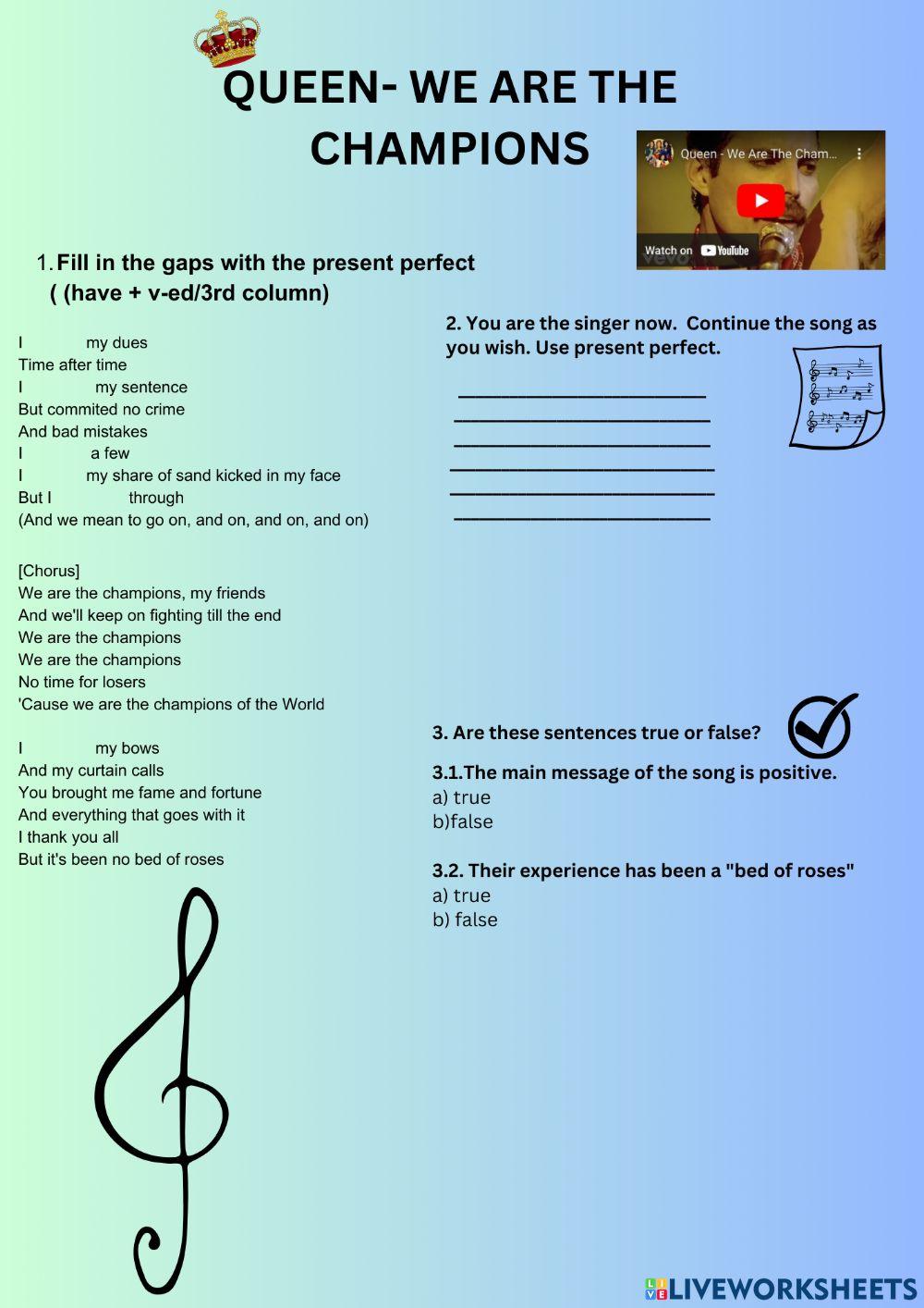 Present perfect… | Free Interactive Worksheets | 7013810