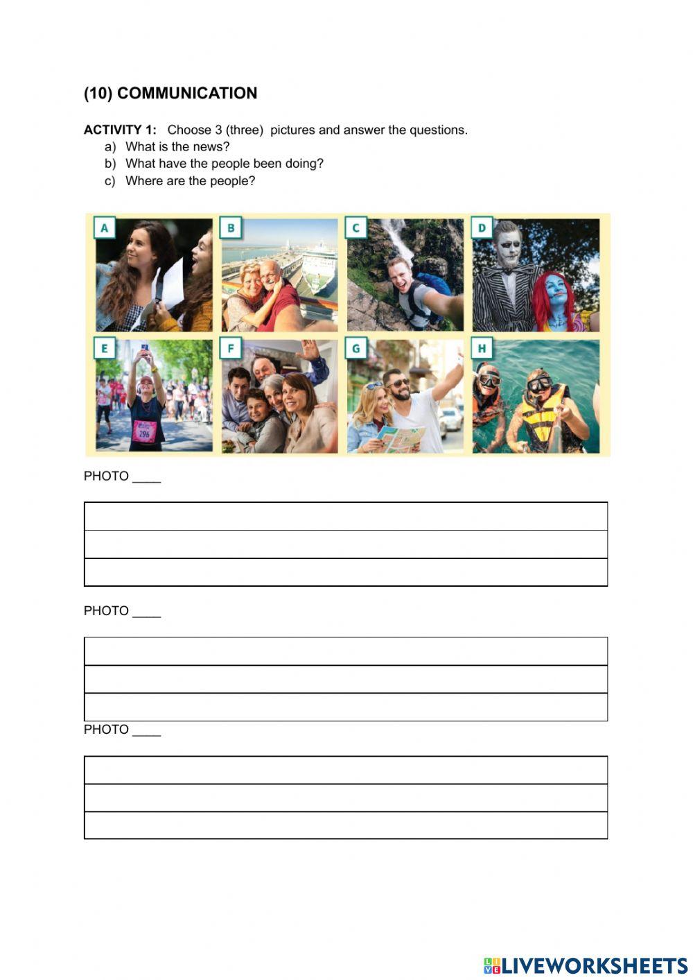 profepasti | Communication 7014067 | LiveWorksheets